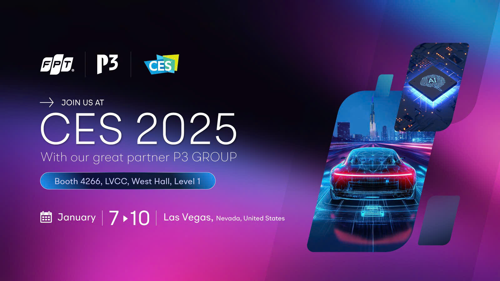 CES 2025- With our great partner P3 GROUP – FPT Automotive